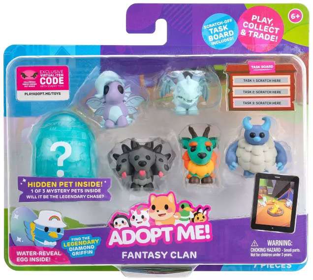 Adopt Me! Pet Fantasy Clan Mini Figure 6-Pack - Walmart.com