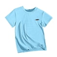 Ahabrexf Easter Shirts for Kids, Short Sleeve Round Neck T-Shirt with ...