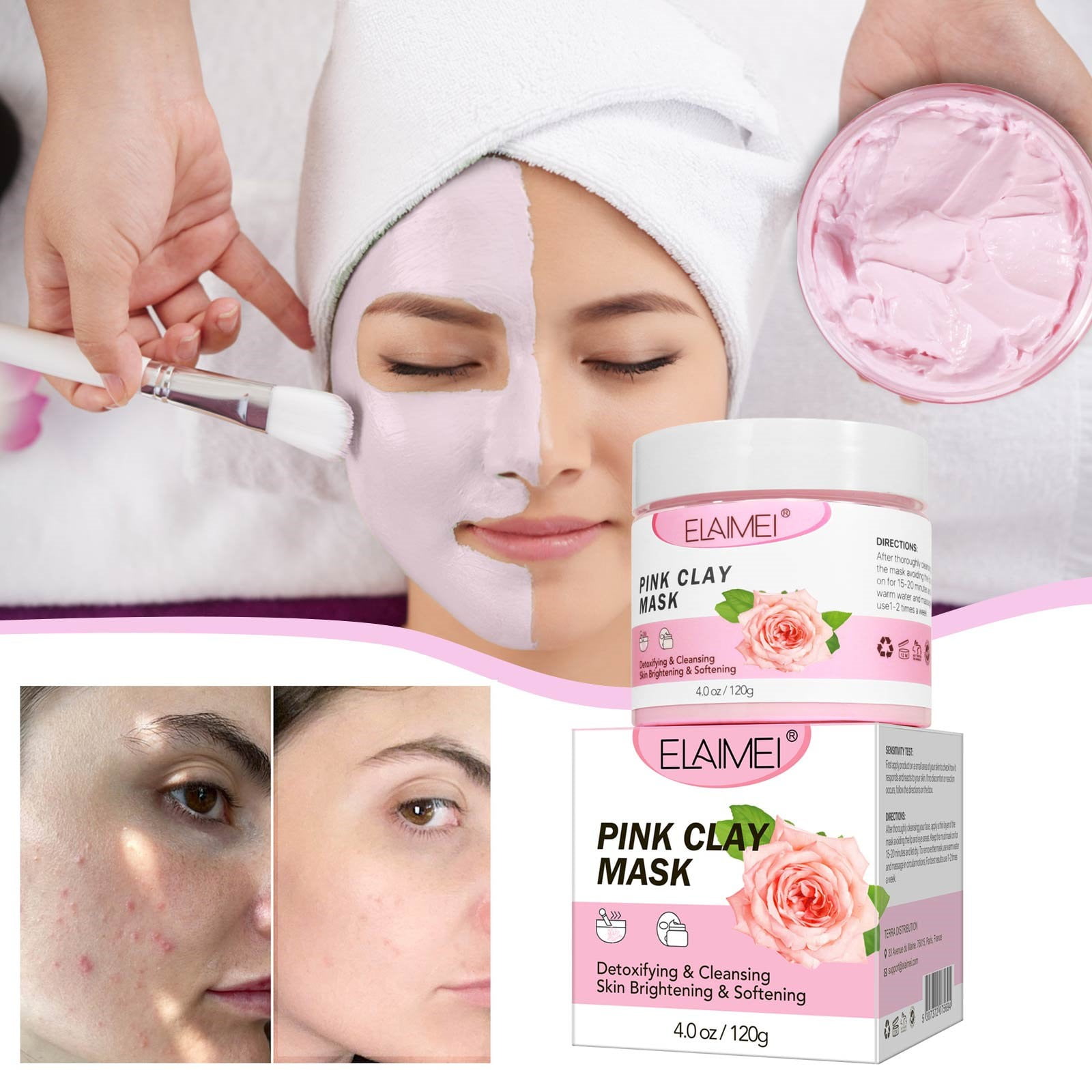 Facial Mask Ginger Film Mask Brightens Skin Color, Improves Dark Ginger ...