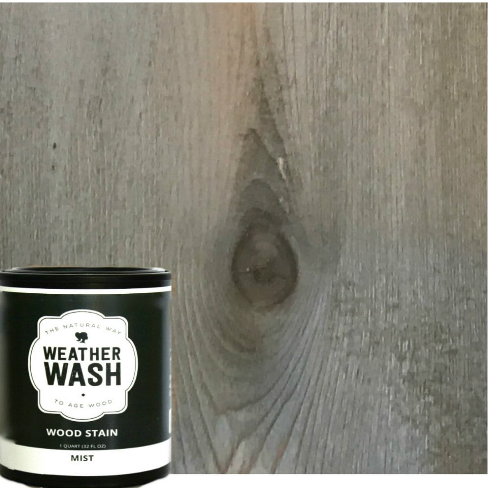 1-gal. Mist Interior/Exterior Weatherwash Transparent Aging Wood Stain ...