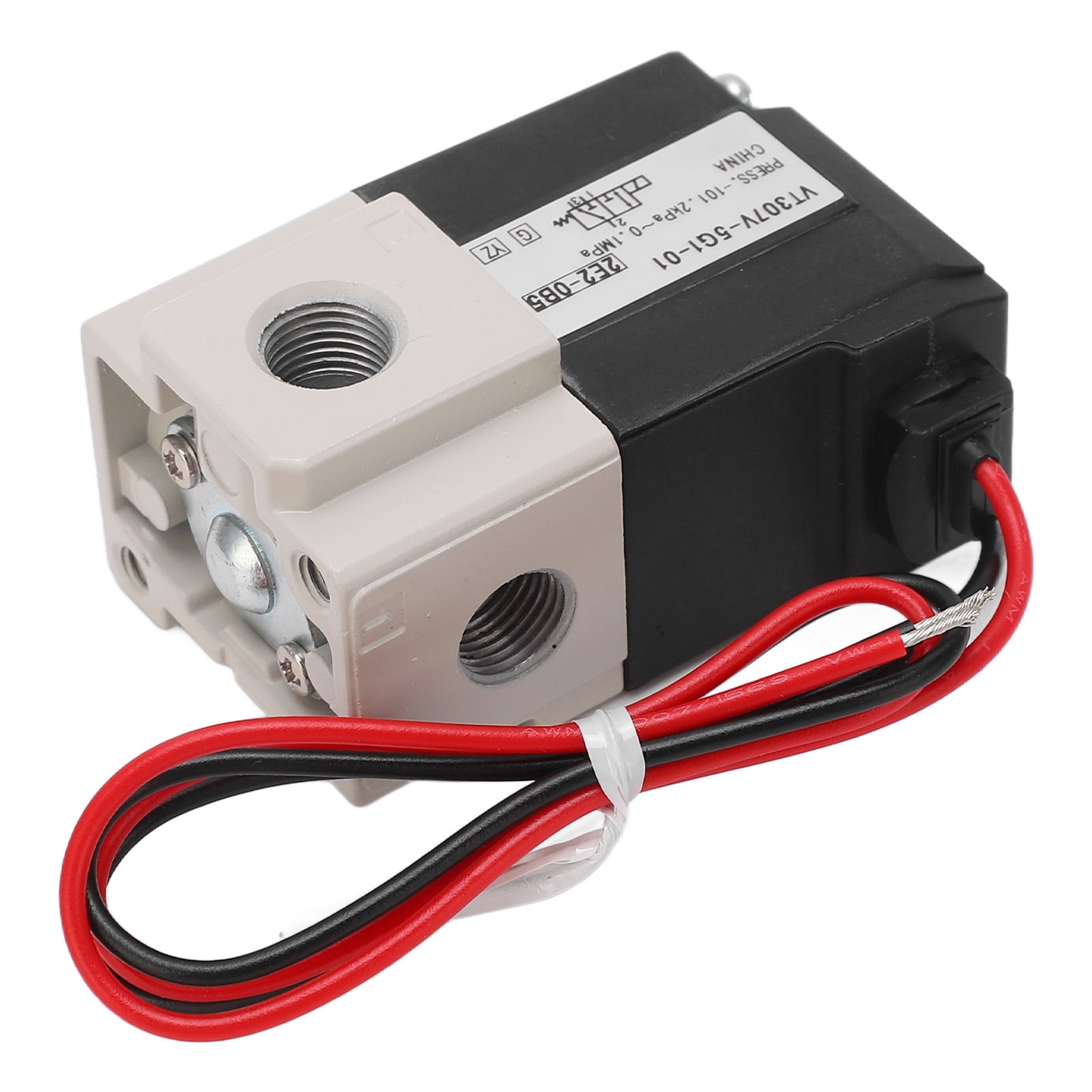 Válvula Solenoide, Tipo Smc DC24V G1/8 Vacío Eléctrica 2 Posiciones Válvula Solenoide Neumática ...