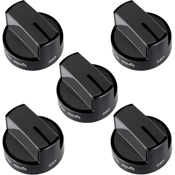 5-Pack Samsung Gas Stove Burner Control Knob Replacement DG64-00473A ...