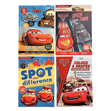 Disney Pixar Cars 3 Race Time, Speed to The Finish, Spot The Difference ...