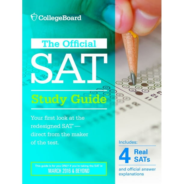 Official SAT Study Guide (2016 Edition) (Paperback) - Walmart.com ...