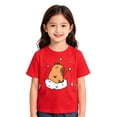 BOOMNY Toddler Girls Short Sleeve T-Shirts Crew Neck Cartoon Capybara ...