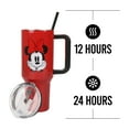 Bioworld Disney Minnie Mouse 40 Oz Stainless Steel Tumbler with Handle ...