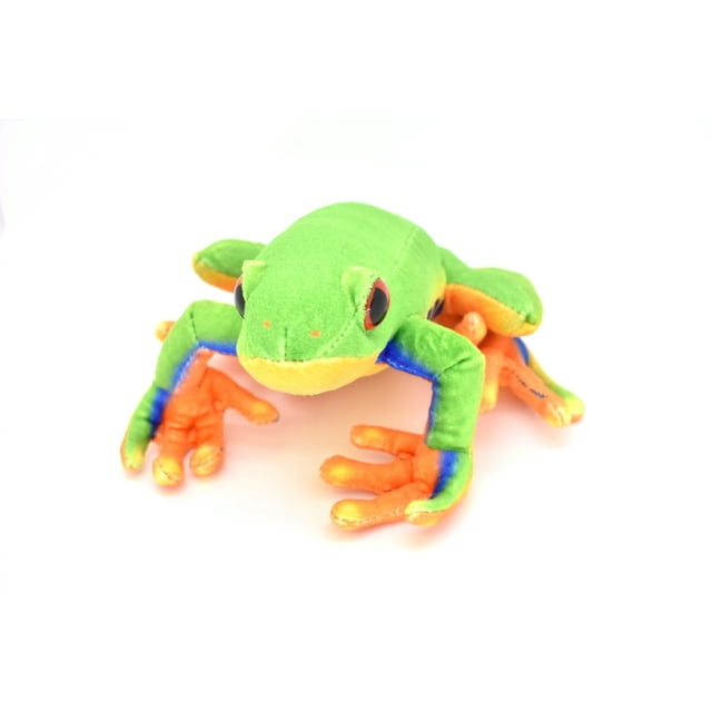 Collectible Wildlife Gifts - 9" Red Eye Tree Frog Stuffed Animal ...