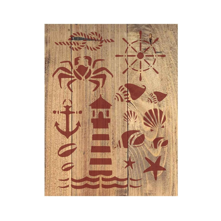 Nautical Rope Stencil