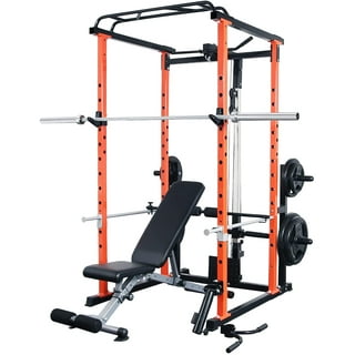 Weider XRS 20 Adjustable Bench with Olympic Squat Rack and Preacher Pad ...