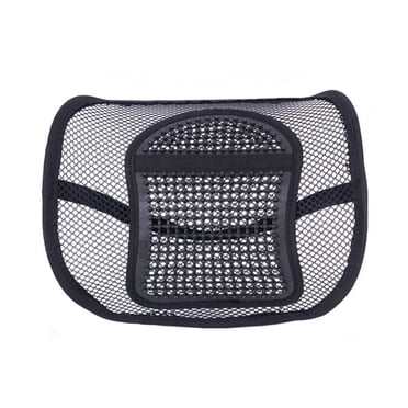 2 Cool Vent Cushion Mesh Back Lumber Support Car Office Chair Truck ...