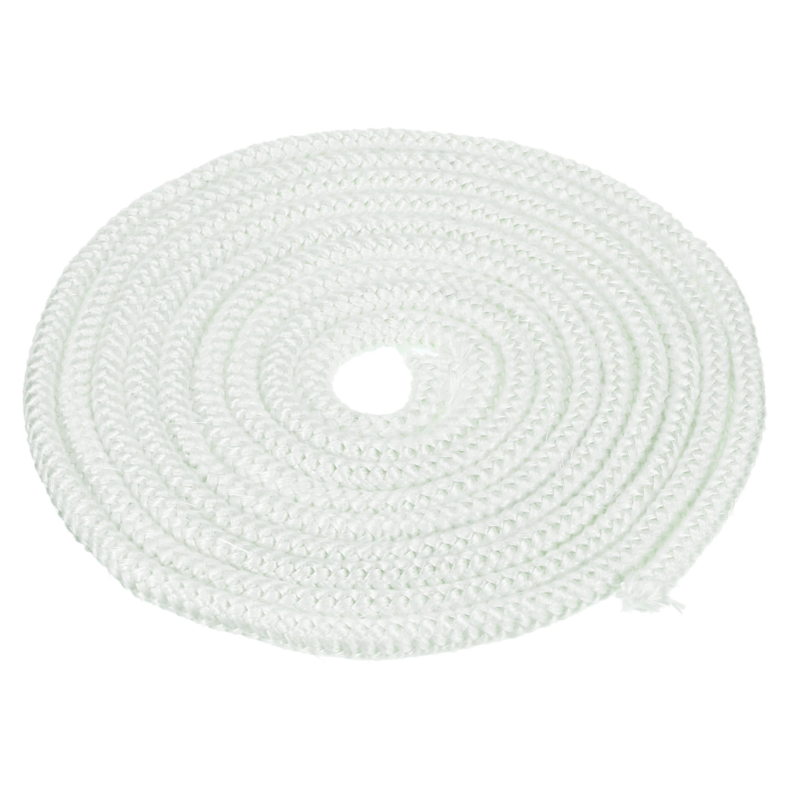 Uxcell 13.12ftx0.39inch Fiberglass Rope, Round Braided Rope High ...