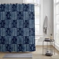 Abstract Art Shower Curtain for Bathroom, Vintage Flowers Plants Lines ...
