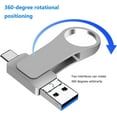 1TB Flash Drive USB C Ultra 3.0 Type C Memory Stick 2 in 1 Dual Thumb ...