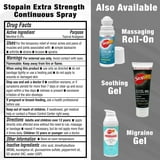 Stopain Pain Relief Spray, 4oz (3 Pack) USA Made, Max Strength Fast ...