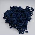 Sipeihong Navy Fringe Ribbon Trim with Ball Embellishments - 1 Meter ...