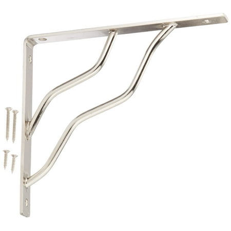 Stanley Hardware S250-597 773 Ornamental Shelf Brackets in Nickel , 7 ...