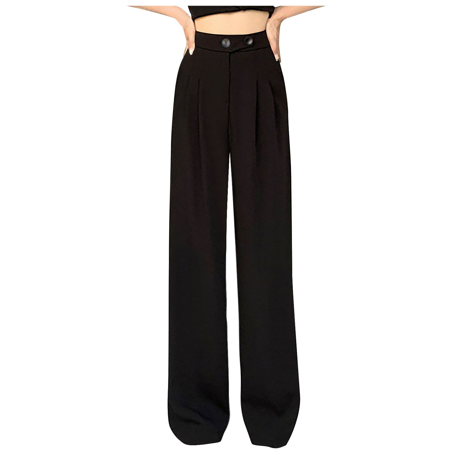 Click here for Timegard Formal Pants For Women Straight Leg Elast... prices
