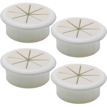 HUSERYT 4 Pack Flexible Desk Grommets 50mm Opening Storage and Sorting ...