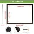 Light Box A3 with Clips,Rechargeable Led Light Pad,3 Colors Dimmable ...