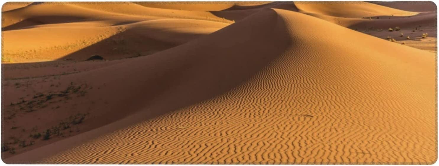 Sand Dunes in The Sahara Desert Print Mouse Pad 12"x31.5", Non-Slip ...