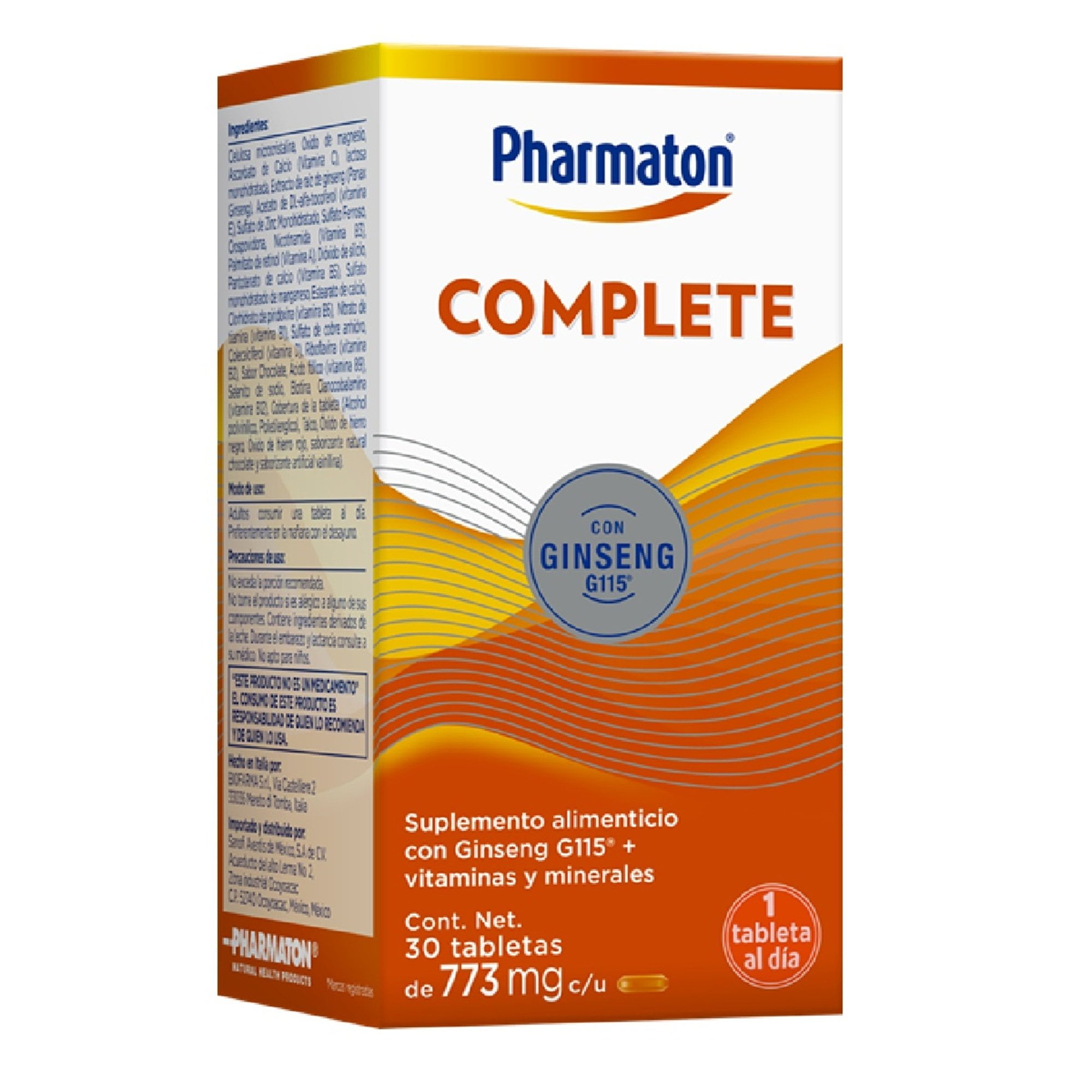 Multivitaminico Pharmaton Complete 30 capsulas | Walmart en línea
