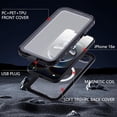 For iPhone 16e Case Waterproof, with IP68 Underwater & Magnetic, Built ...