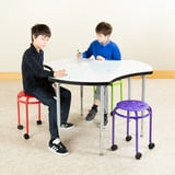 Norwood Commercial Furniture Colorful Mobile Stacking Stools with ...