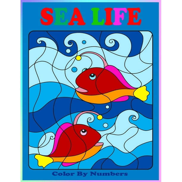 Sea Life Color By Number Coloring Pages