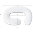 Z Gelled Microfiber Total Body C-Shape Pregnancy Pillow - Walmart.com