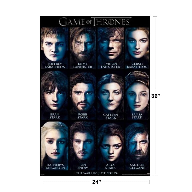 Game Of Thrones Season 1 Character Poster