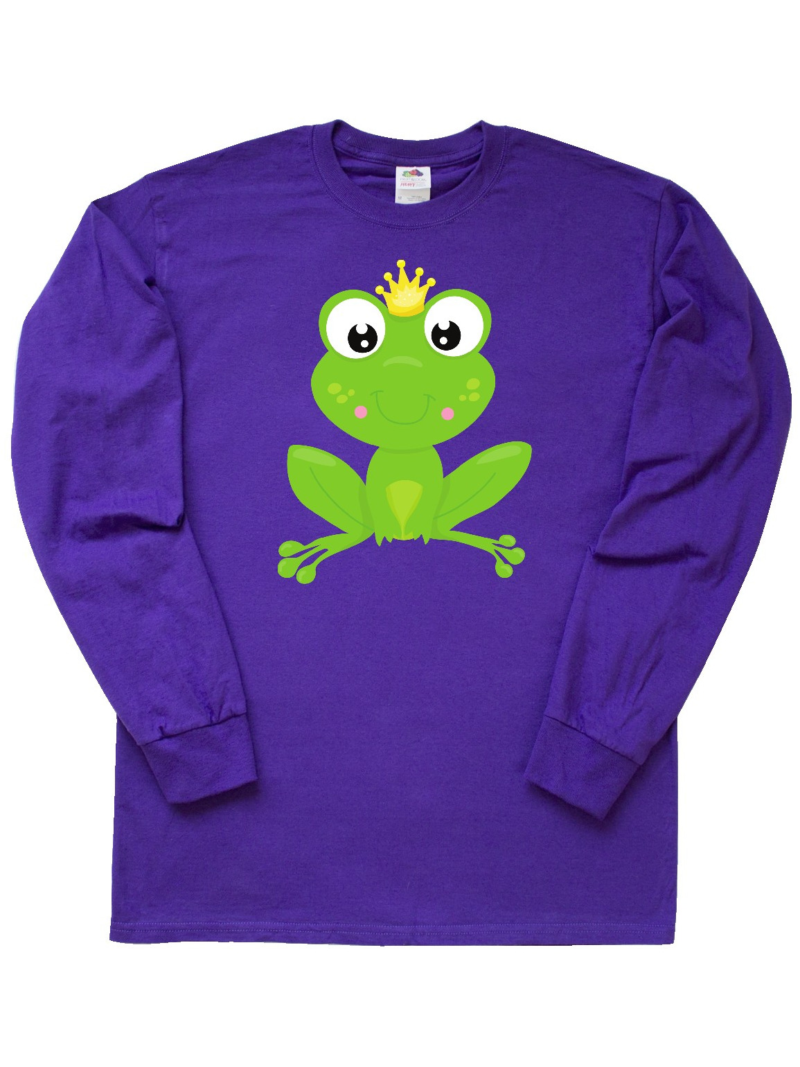 INKtastic - Frog Prince, Cute Frog, Frog With A Crown Long Sleeve T ...
