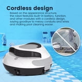 Cordless Pool Cleaner Automatic Robotic with 5000mAh Rechargeable Built ...