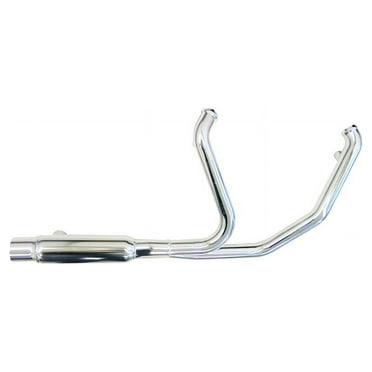 Bassani 4" Slip-On Mufflers-Chrome Slant Cut w/2" Baffles (FLH-529 ...