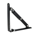 Unique Bargains Folding Bracket 6 inch for Table Desk Wall Mounted ...