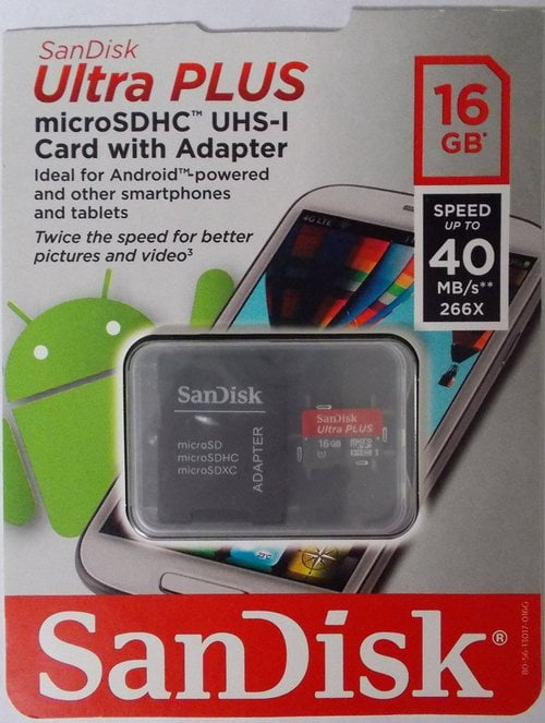 SanDisk Ultra PLUS 16GB microSD Card, Mobile, Class 10 – Walmart ...