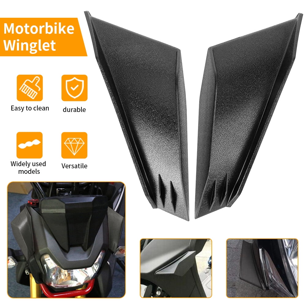 2 Pairs Front Motorbikes Durable Universal Motorcycle Winglets ...