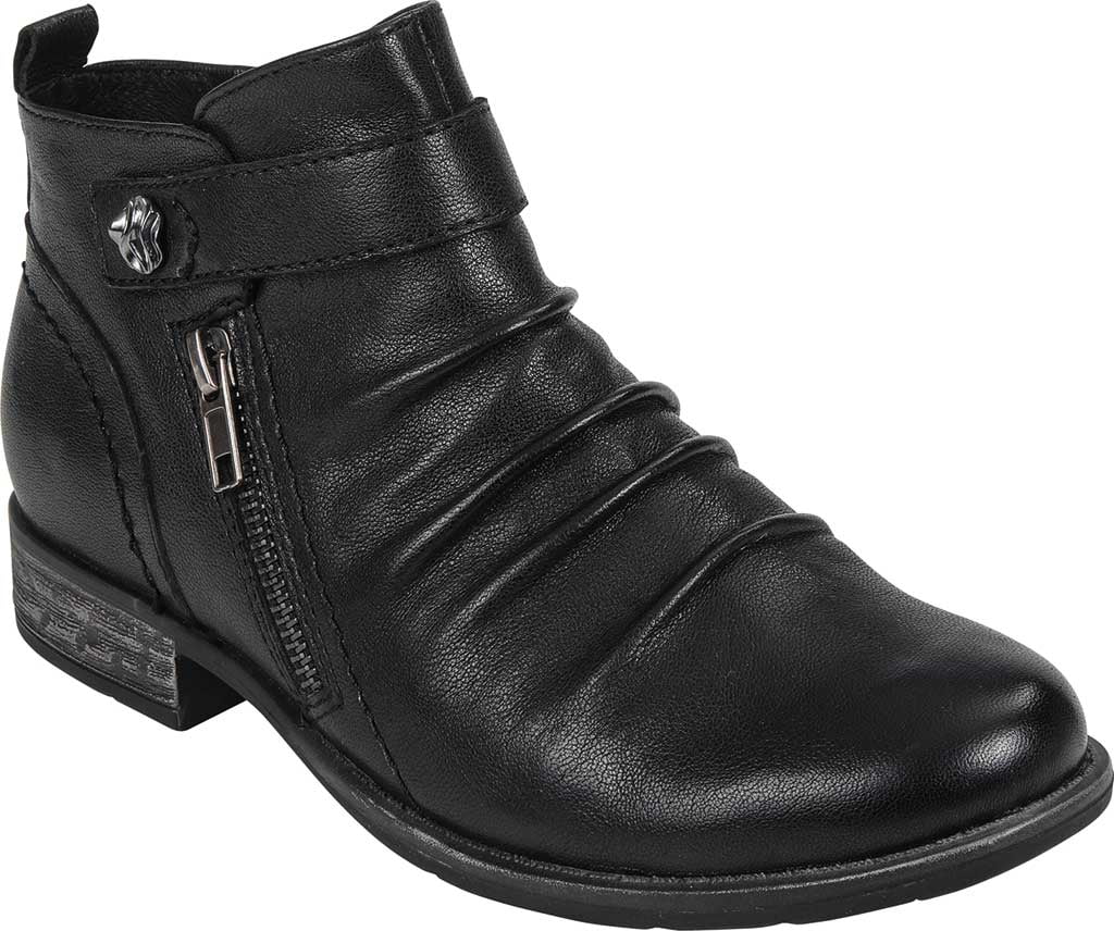 Women's Earth Brook Slouch Boot Black Bongo Leather 7 M - Walmart.com