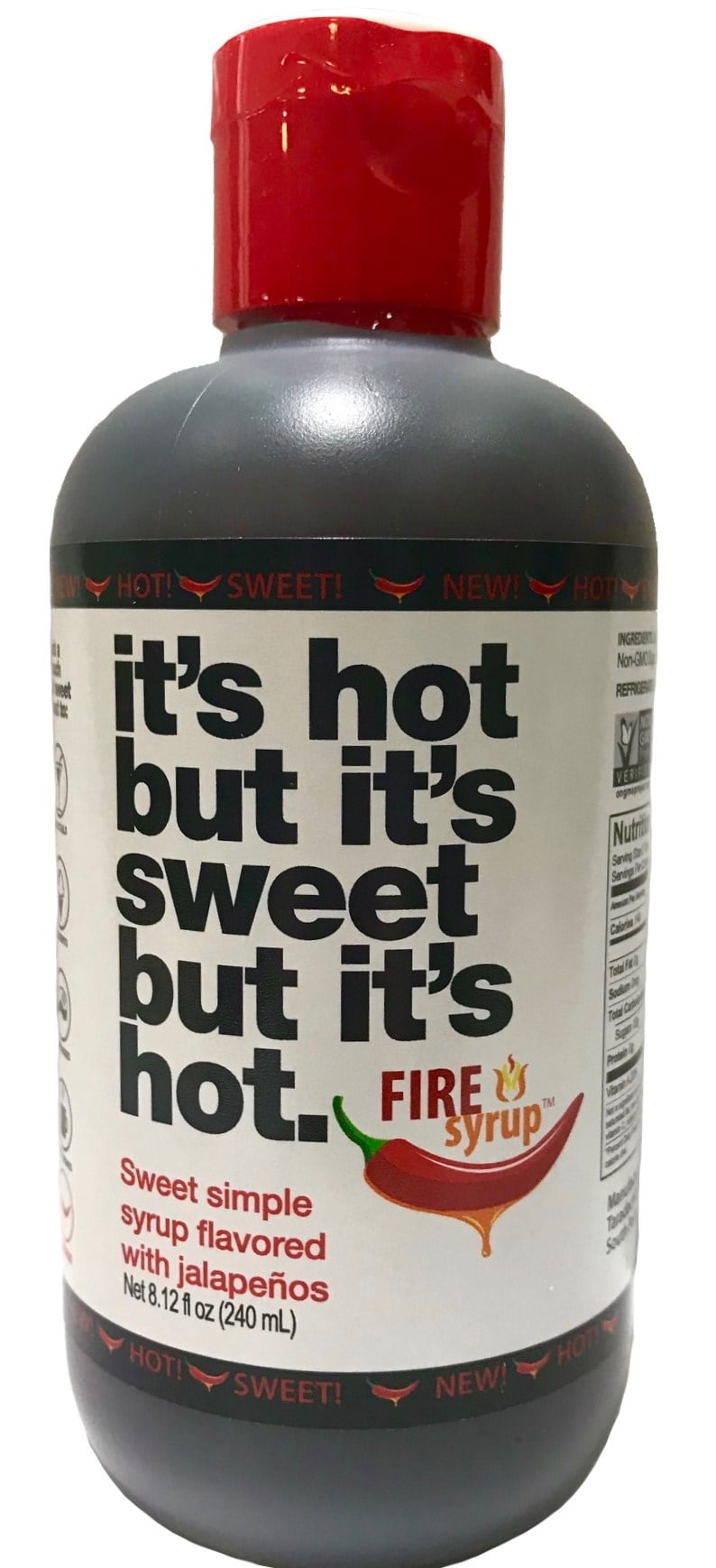 Fire Syrup - Jalapeño Infused Simple Syrup - 8 oz. Bottle - Add a Touch ...