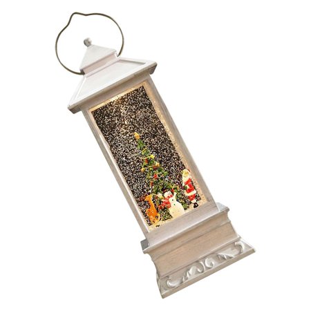 Unatoiry Glittering Christmas Lantern Rotating for Decor Holiday Indoor ...