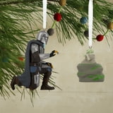 Hallmark Star Wars: The Mandalorian and Grogu Christmas Ornaments, Set ...
