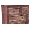 Taran Designs Baker 7-drawer Solid Wood Dresser in Brown - Walmart.com