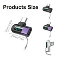 Usb C Male To Female Adapter With 120w Output And Led Power Displayusb C Adapter 480mbps Highly