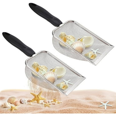 Sand Flea Rake, Long JKF25 Handle Sand Sifter for The Beach, Stainless ...