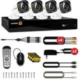 Defender HD 1080p 4-Channel 1TB DVR Security System with 4 Bullet ...