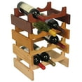 28 Bottle Dakota Wine Rack Light Oak - Walmart.com