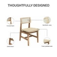 DHP Eleni Cane Dining Chairs, Set of 2, Cream/Seadrift - Walmart.com