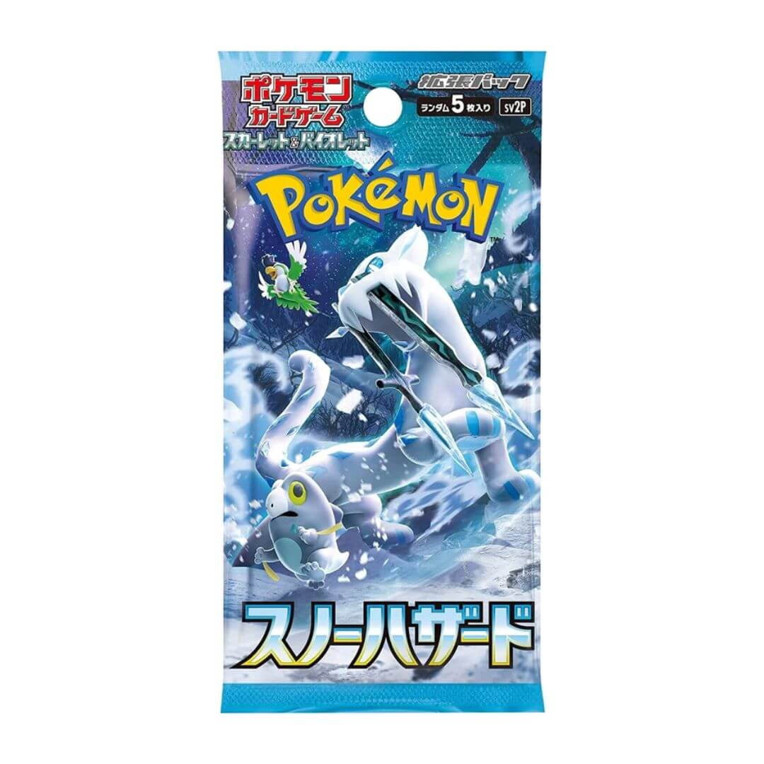 Official Pokemon Snow Hazard Korean Booster Pack (5 Cards Per Pack ...
