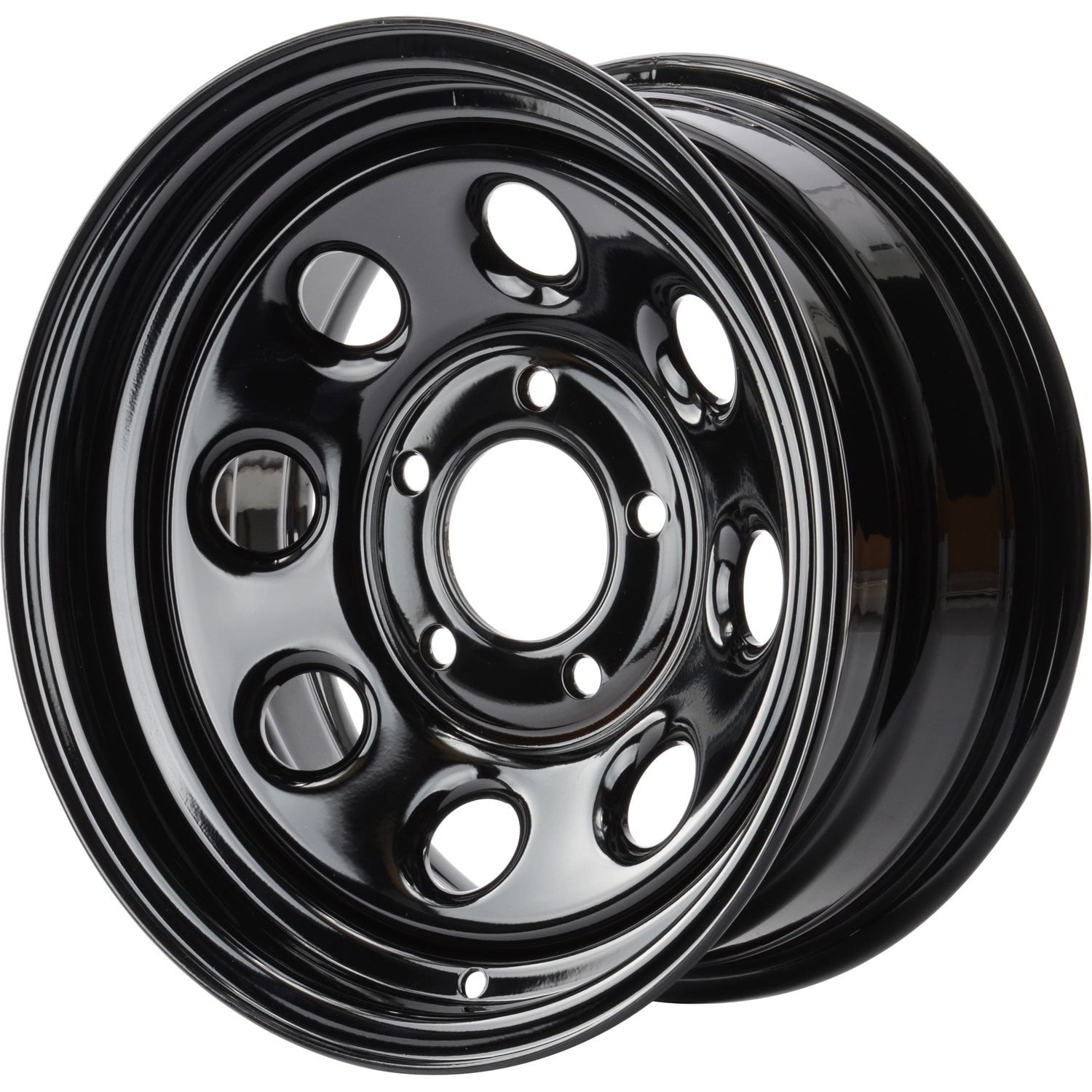 Vision Soft 8 15x7 5x127 -6et Gloss Black Wheel - Walmart.com - Walmart.com