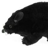 Skeleteen Realistic Black Prank Rat - Real Looking Scary Plush Fake ...