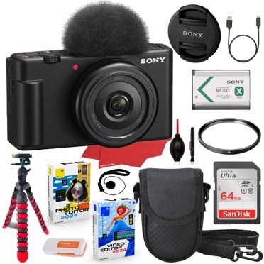 Sony ZV-1F Vlogging Camera (White) - Walmart.com